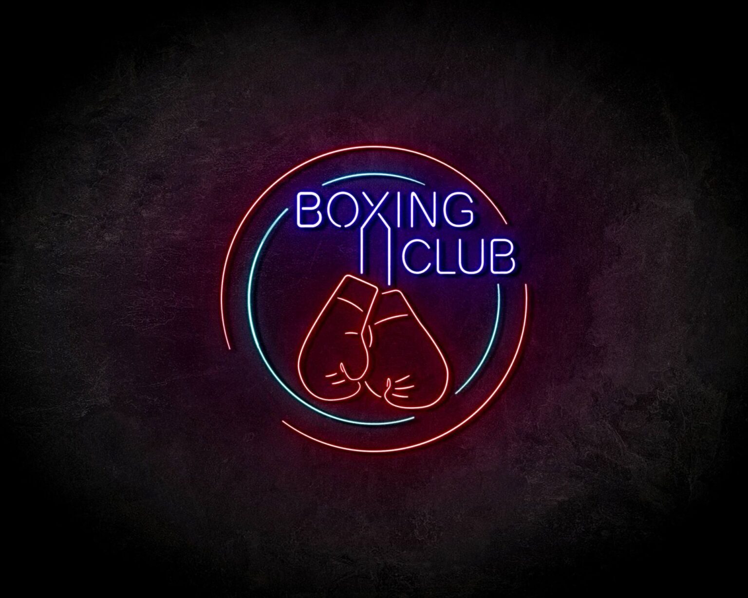 LED Neon Sign Boxing club - The Neon Company - NO