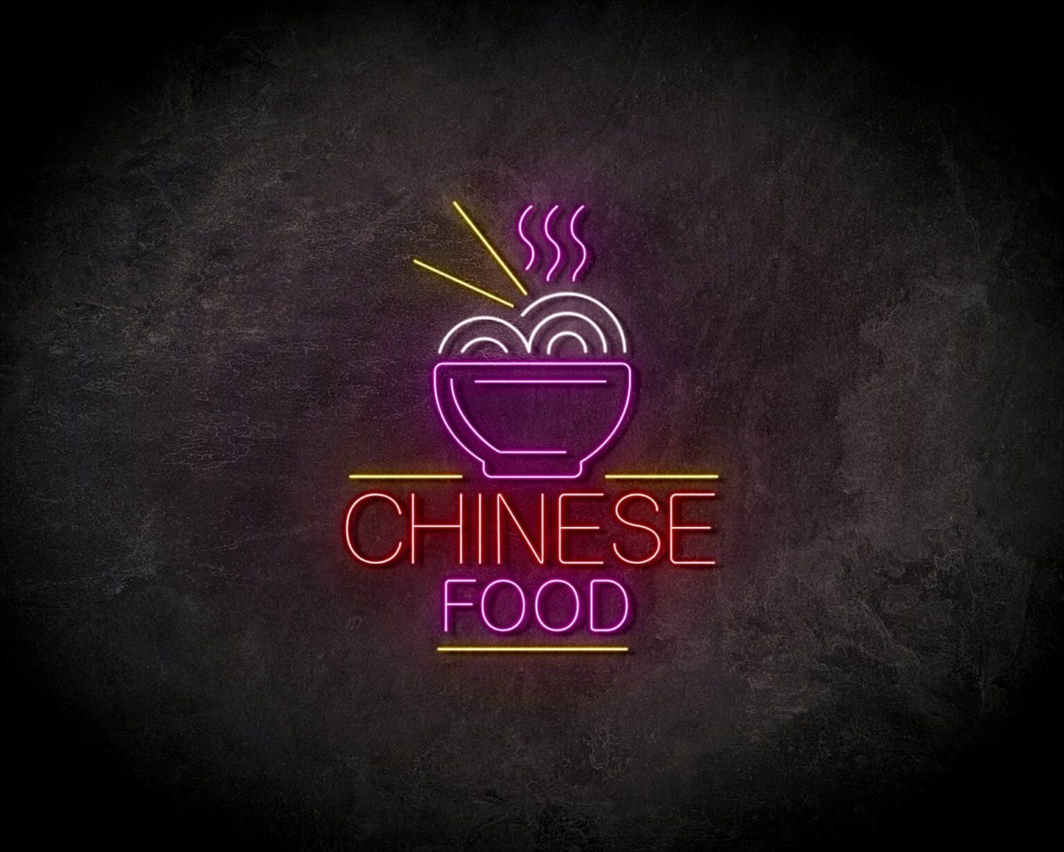 LED Neon Sign Chinese food - The Neon Company - NO