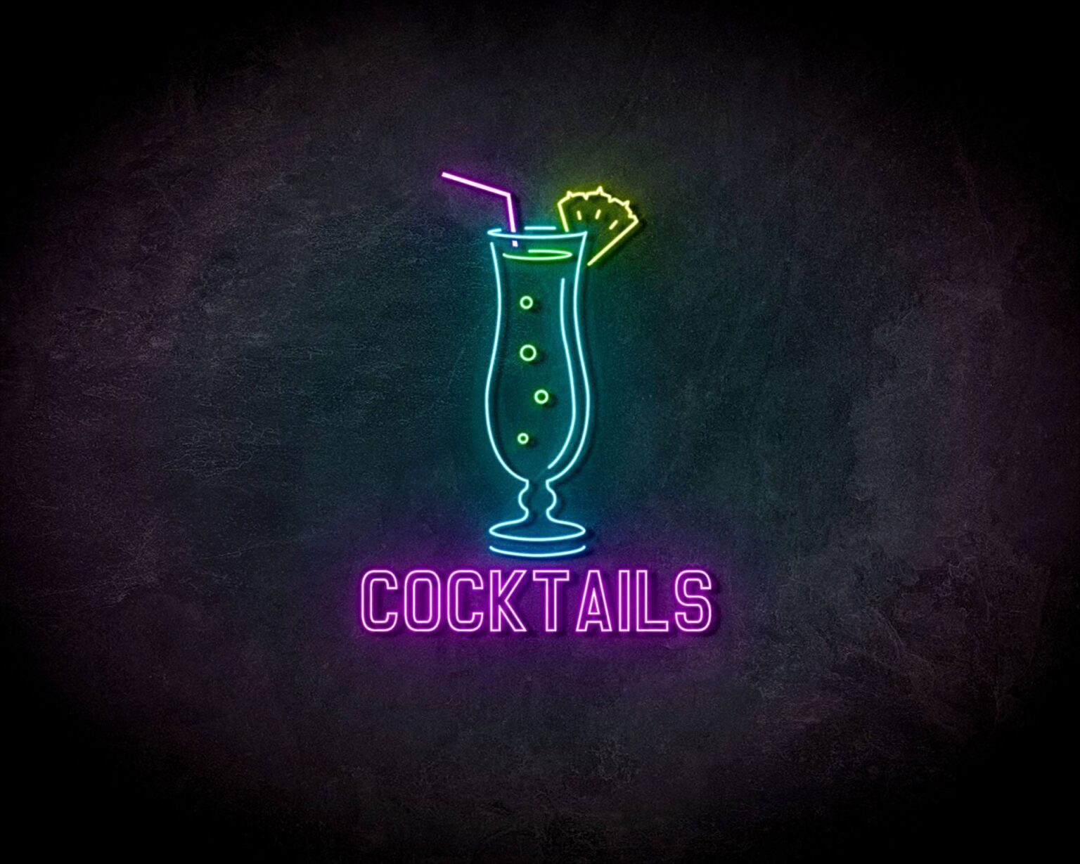 LED Neon Sign Cocktails - The Neon Company - NO