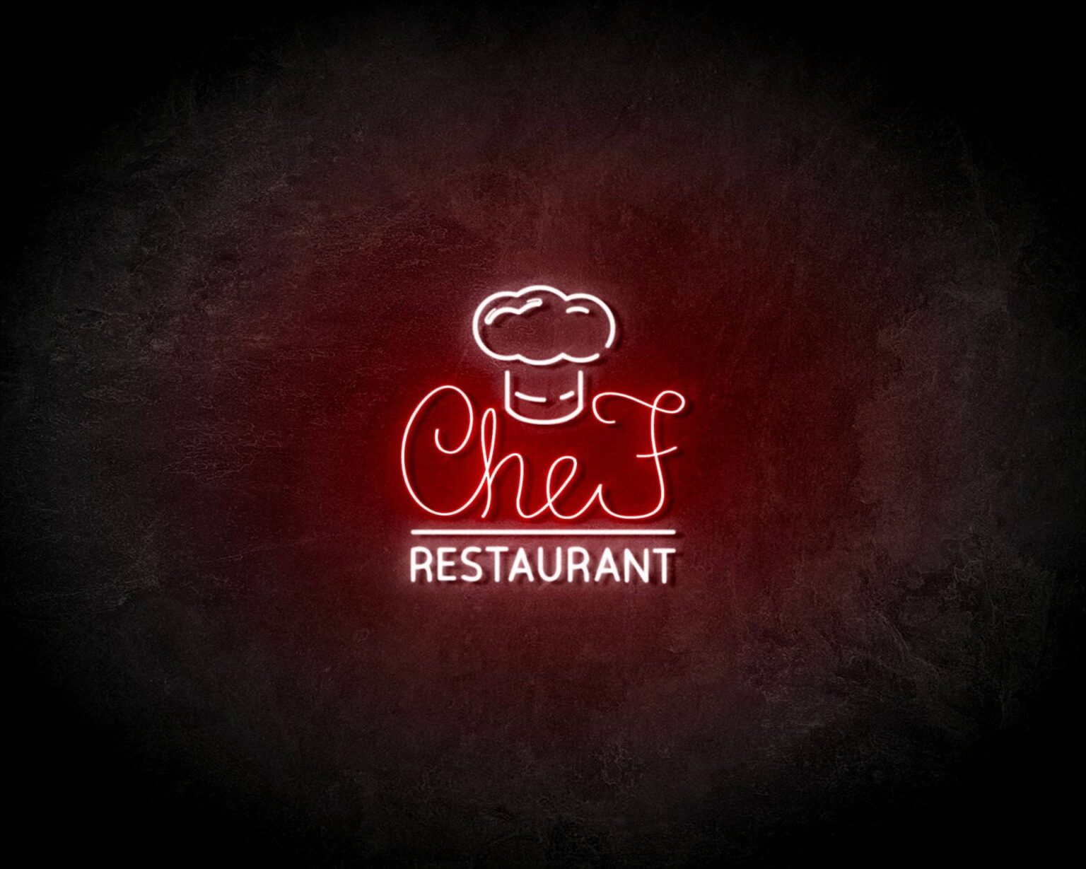 LED Neon Sign Chef - The Neon Company - NO