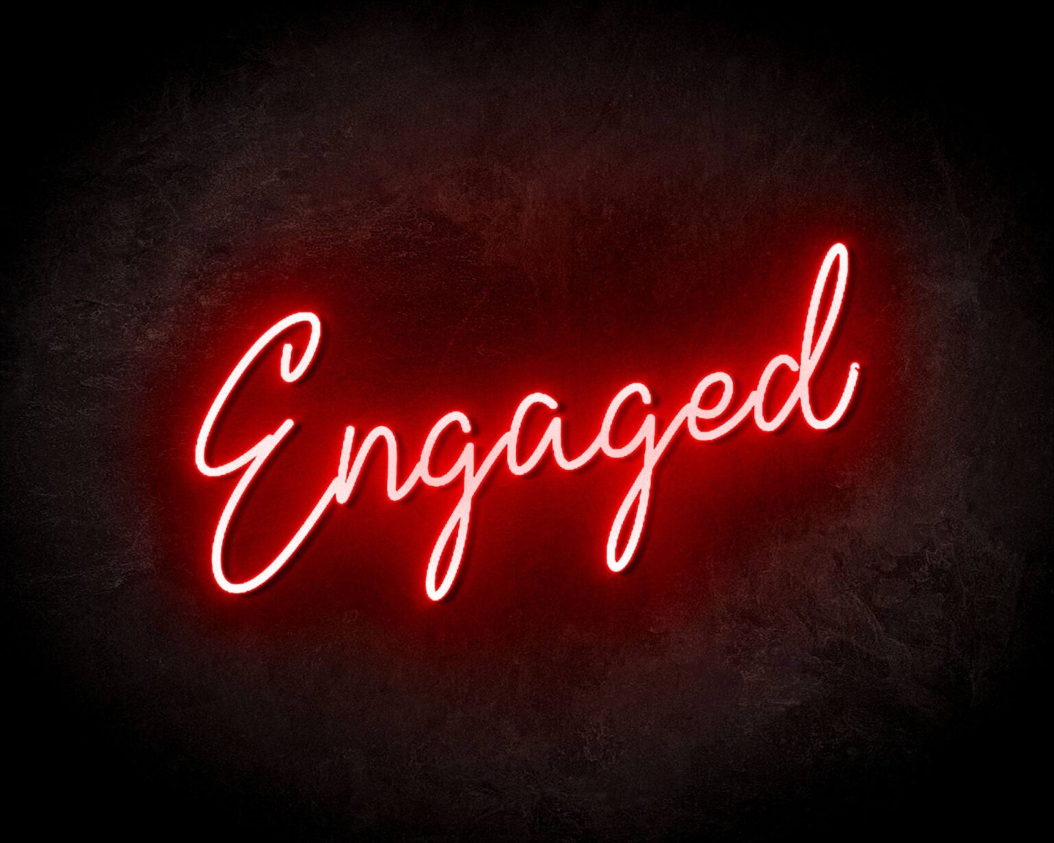 LED Neon Sign Engaged - The Neon Company - NO