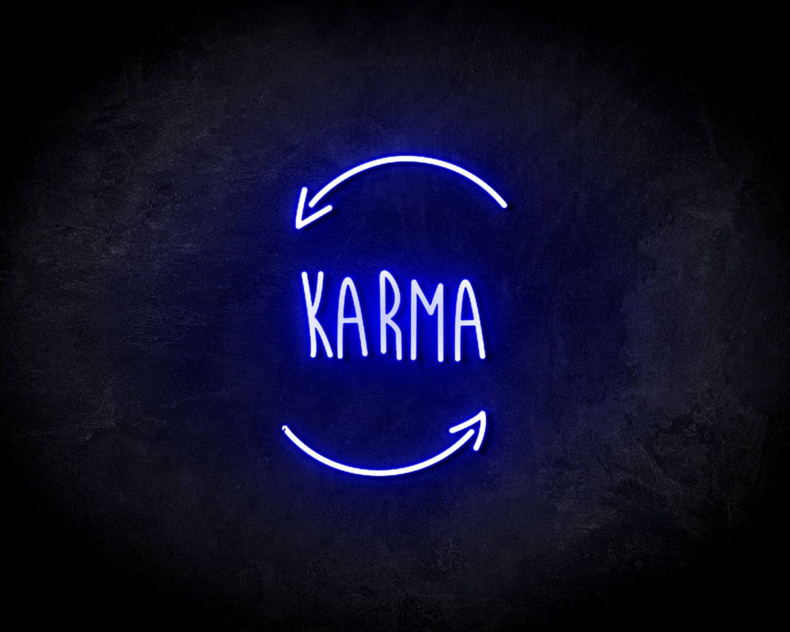 LED Neon Sign Karma - The Neon Company - NO