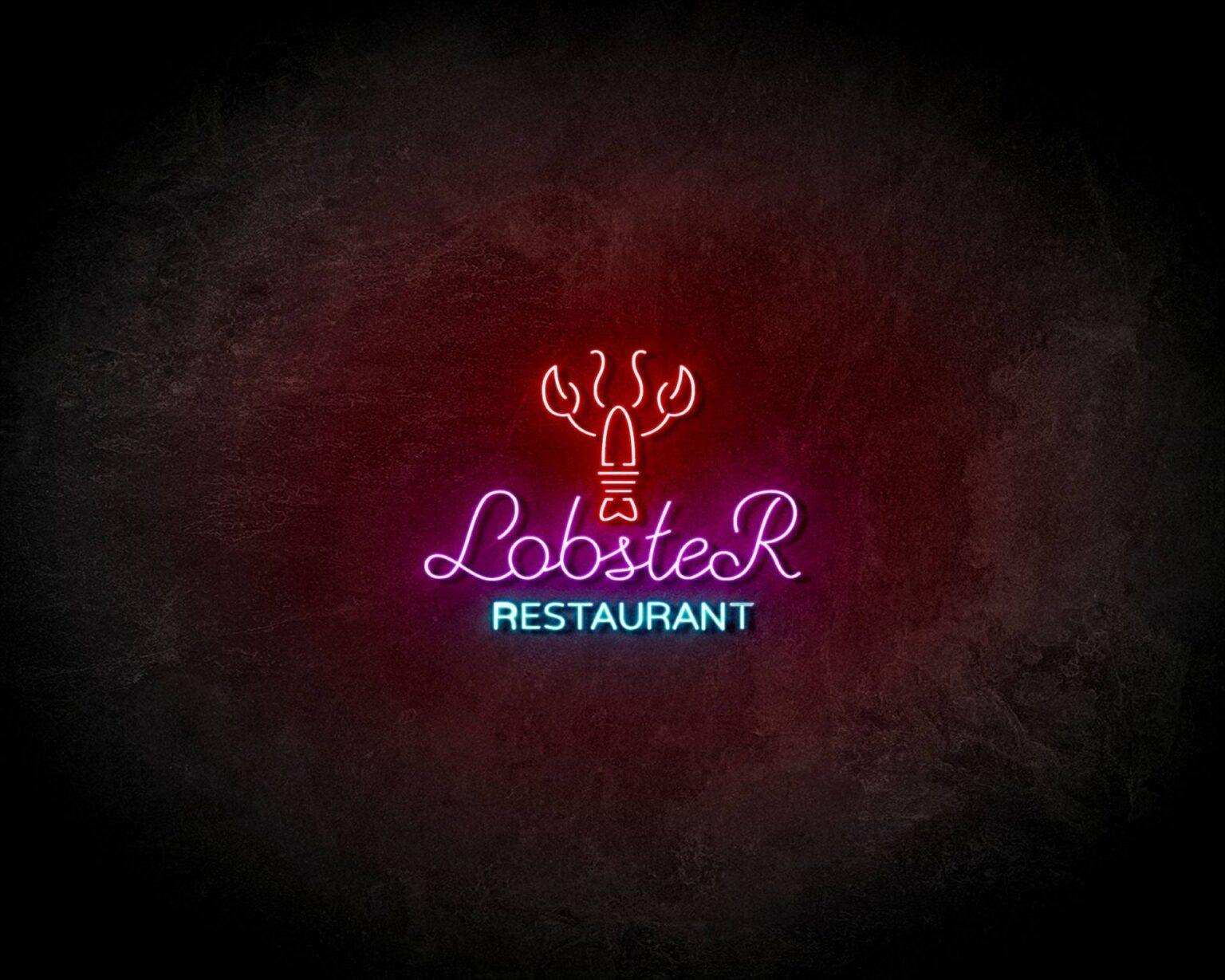 LED Neon Sign Lobster Restaurant - The Neon Company - NO