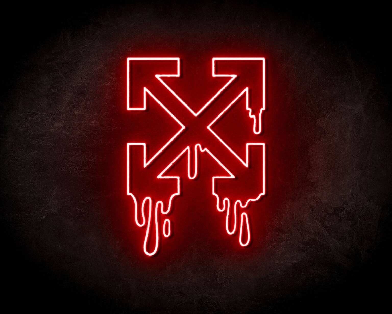 LED Neon Sign Off White Drip - The Neon Company - NO