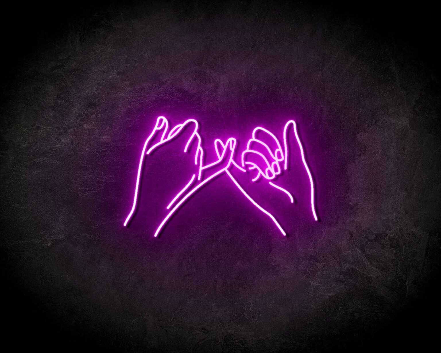 LED Neon Sign Pinky Promise - The Neon Company - NO