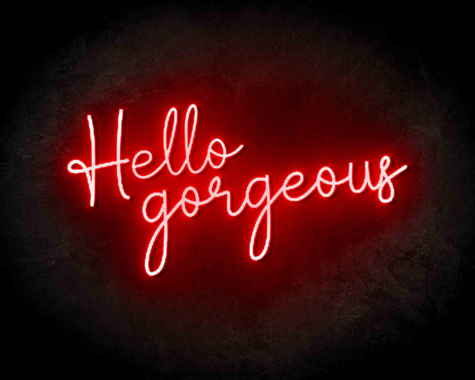 LED Neon Sign Hello gorgeous - The Neon Company - NO
