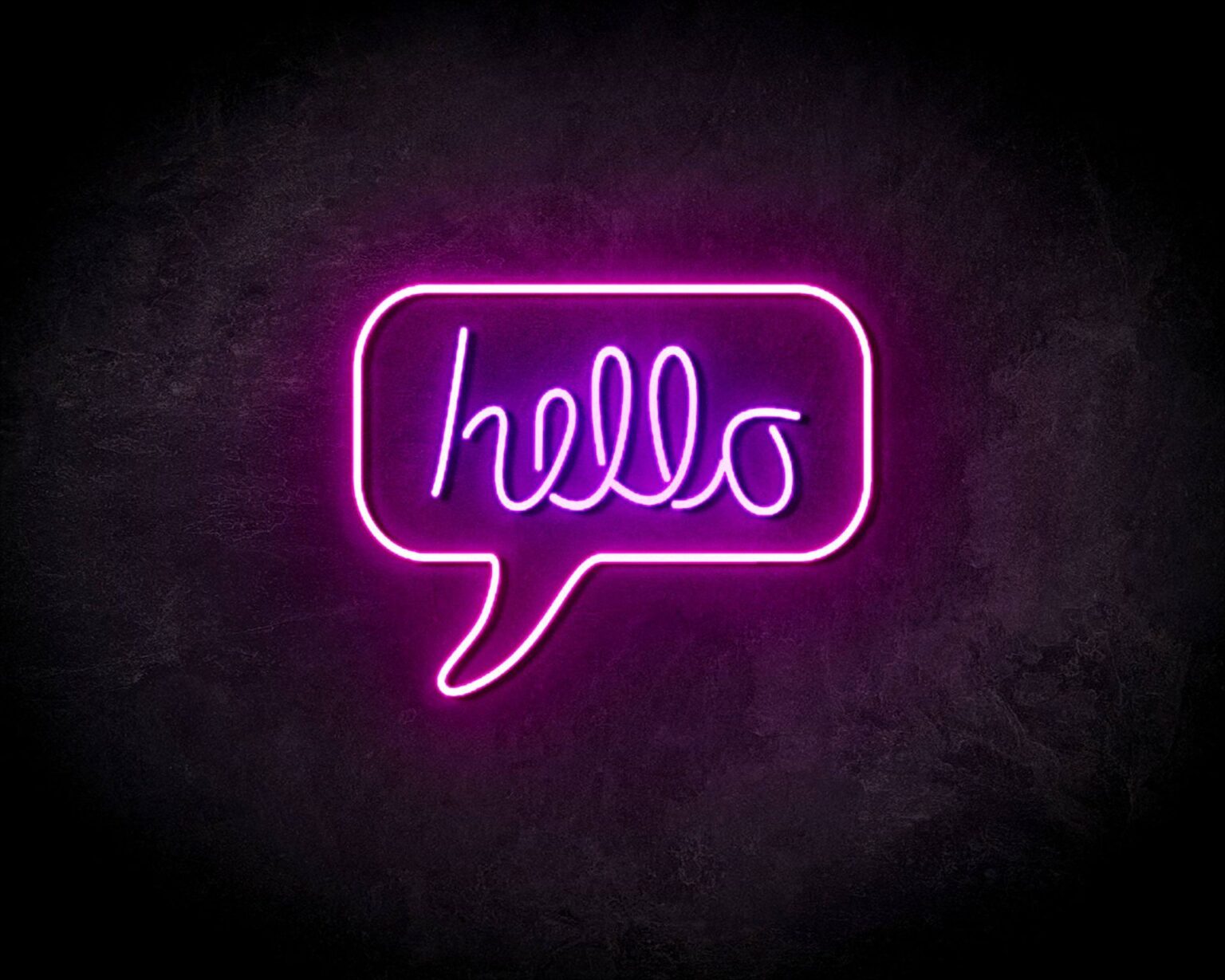 LED Neon Sign Hello - The Neon Company - NO