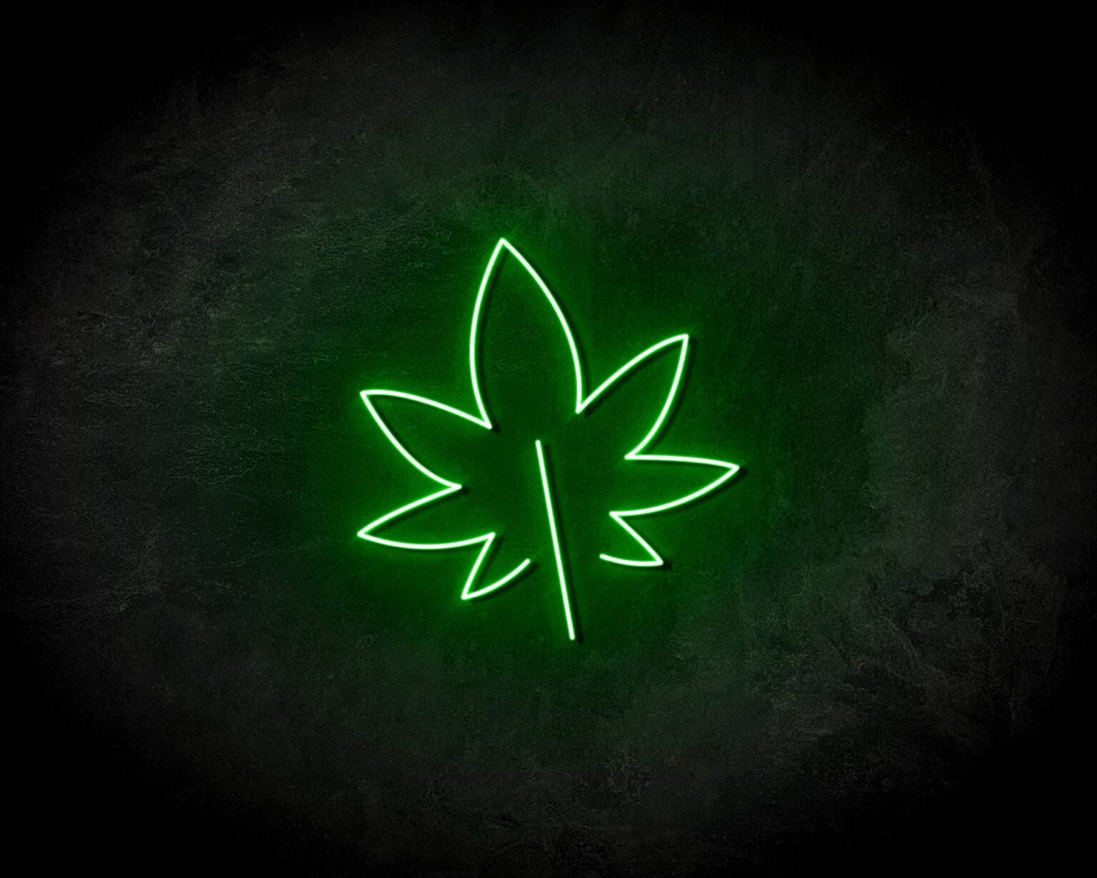LED Neon Sign Weed Leaf - The Neon Company - NO